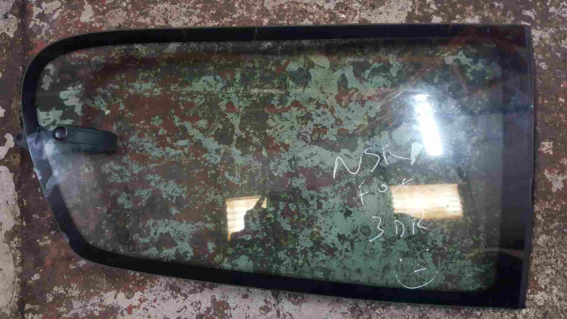 Volkswagen FOX MK1 2005-2011 Passenger NSR Rear Window Glass 3Door ...