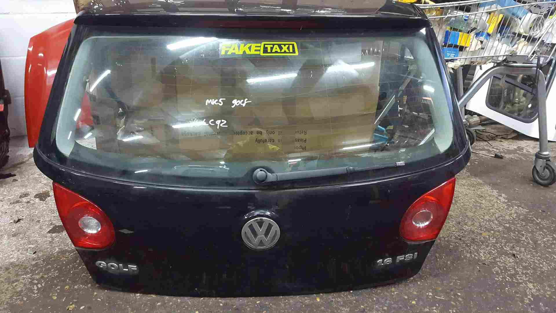 Volkswagen Golf MK5 2003-2009 Rear Boot Tailgate Black Lc9z FSI Badge ...