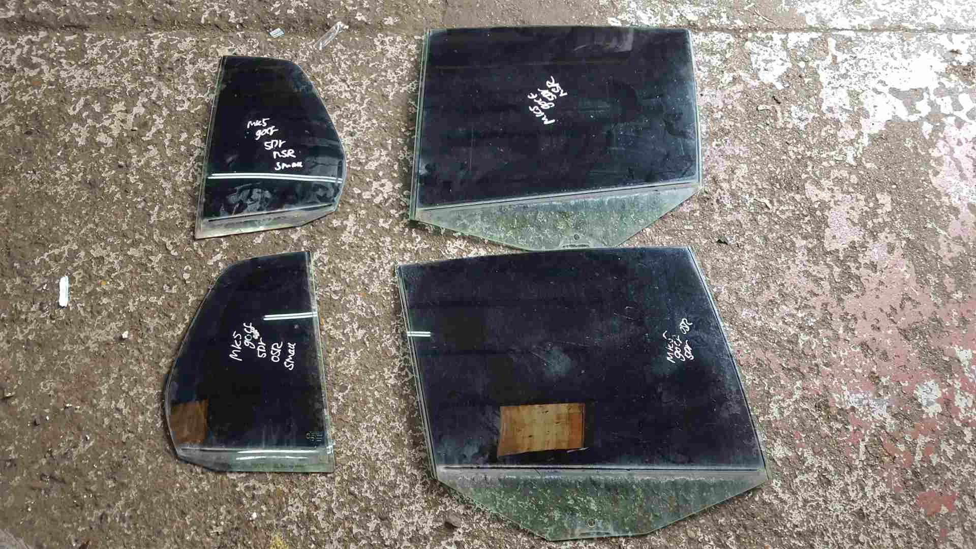 Volkswagen Golf MK5 2003-2009 Tinted Glass SET Rear Windows 5Dr ...