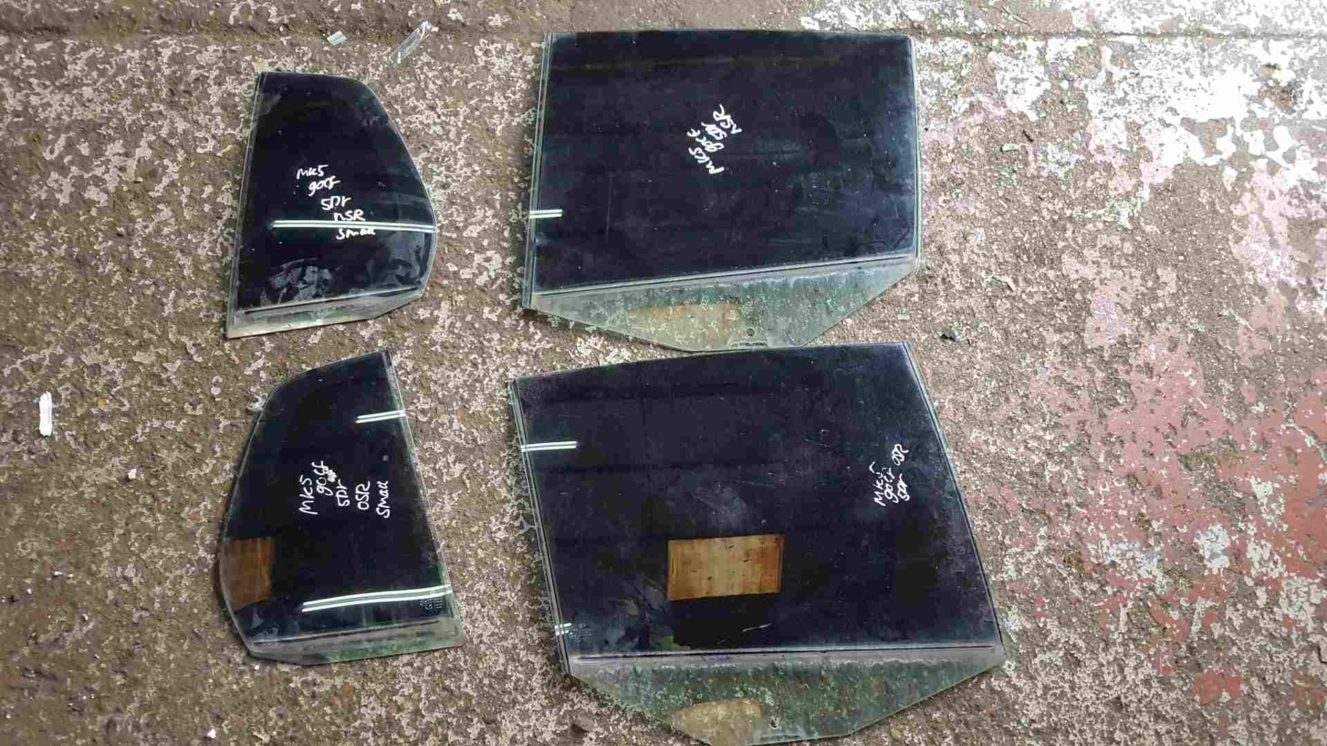 Volkswagen Golf MK5 2003-2009 Tinted Glass SET Rear Windows 5Dr ...