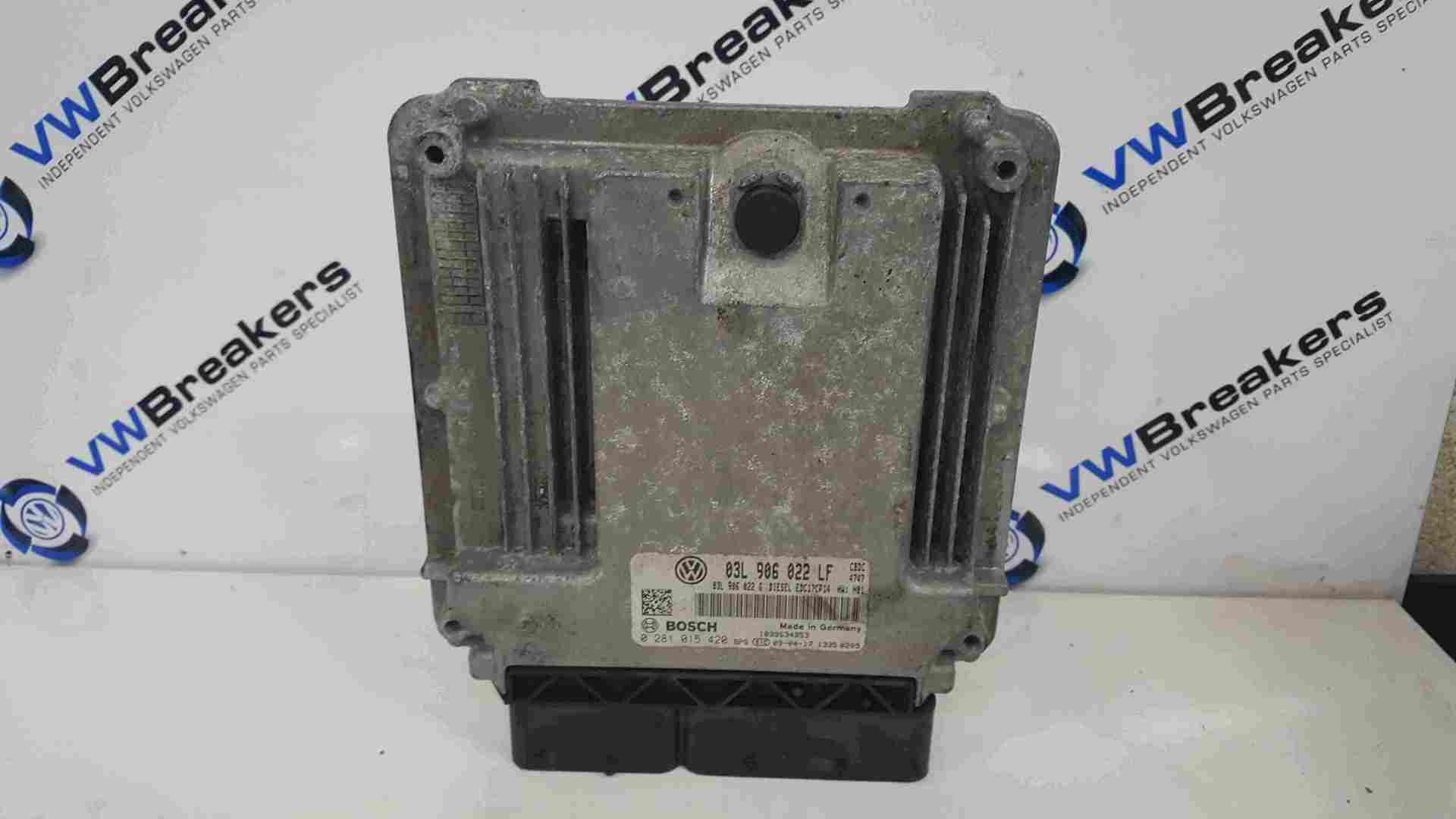 Volkswagen Golf MK6 2009-2012 2.0 TDi Engine Control Unit ECU 03L906022LF - Store - Used ...