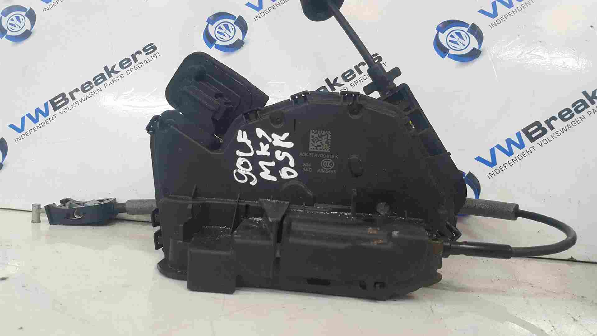 Volkswagen Golf MK7 2012-2017 Drivers OSR Rear Door Lock Mechanism ...