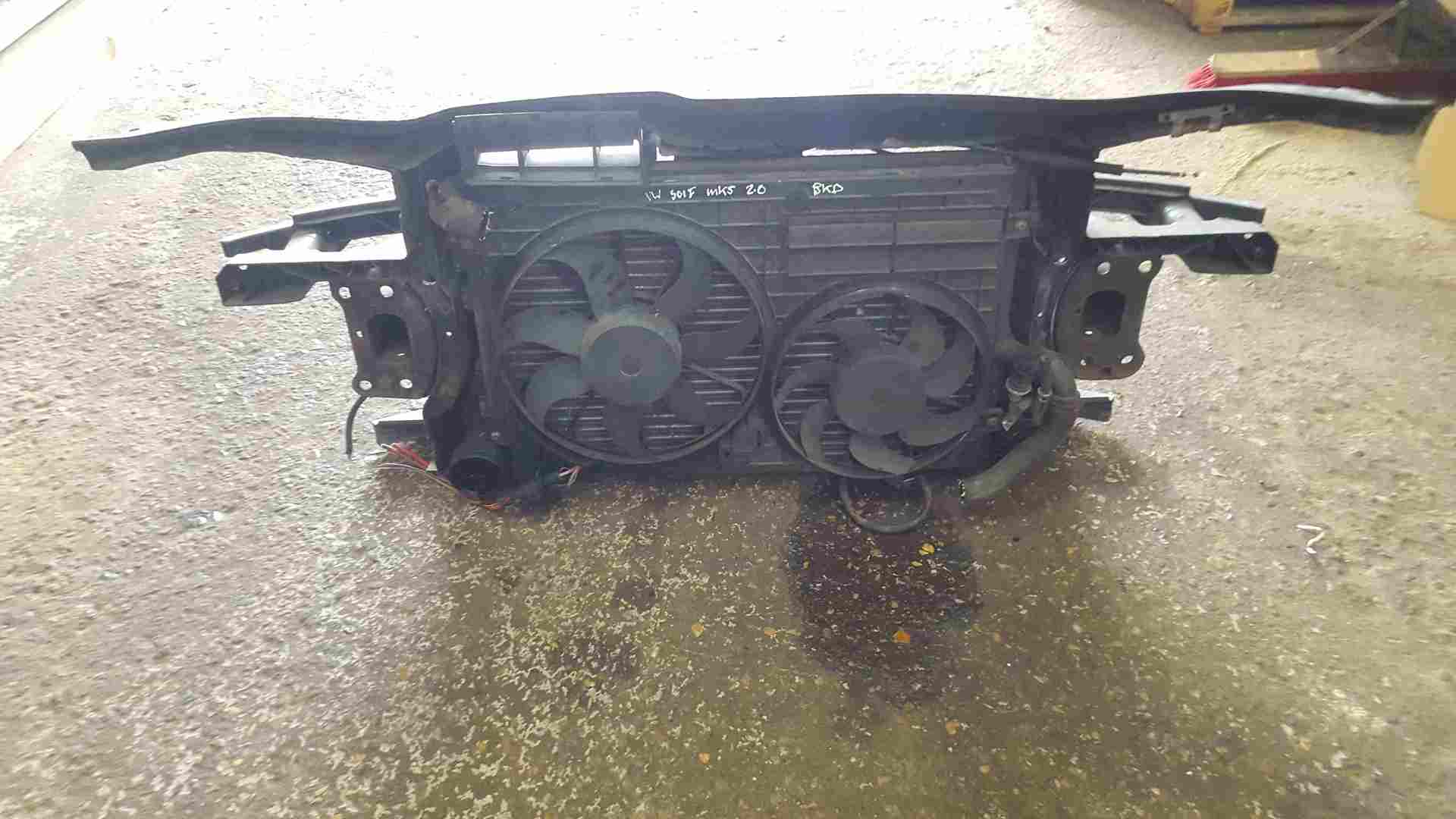 Volkswagen Jetta 2005-2011 20 TDI Bkd RAD Pack Radiator FAN Slam Panel ...