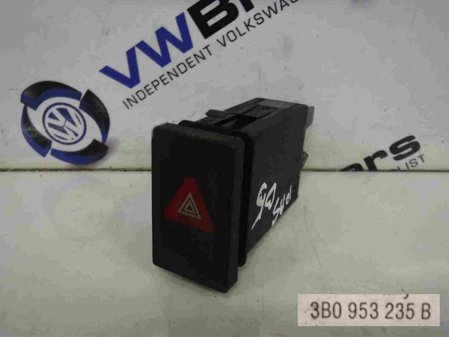 Volkswagen Passat 1996-2000 B5 Hazard Warning Switch 3B0953235B - Store - Used Volkswagen Parts ...