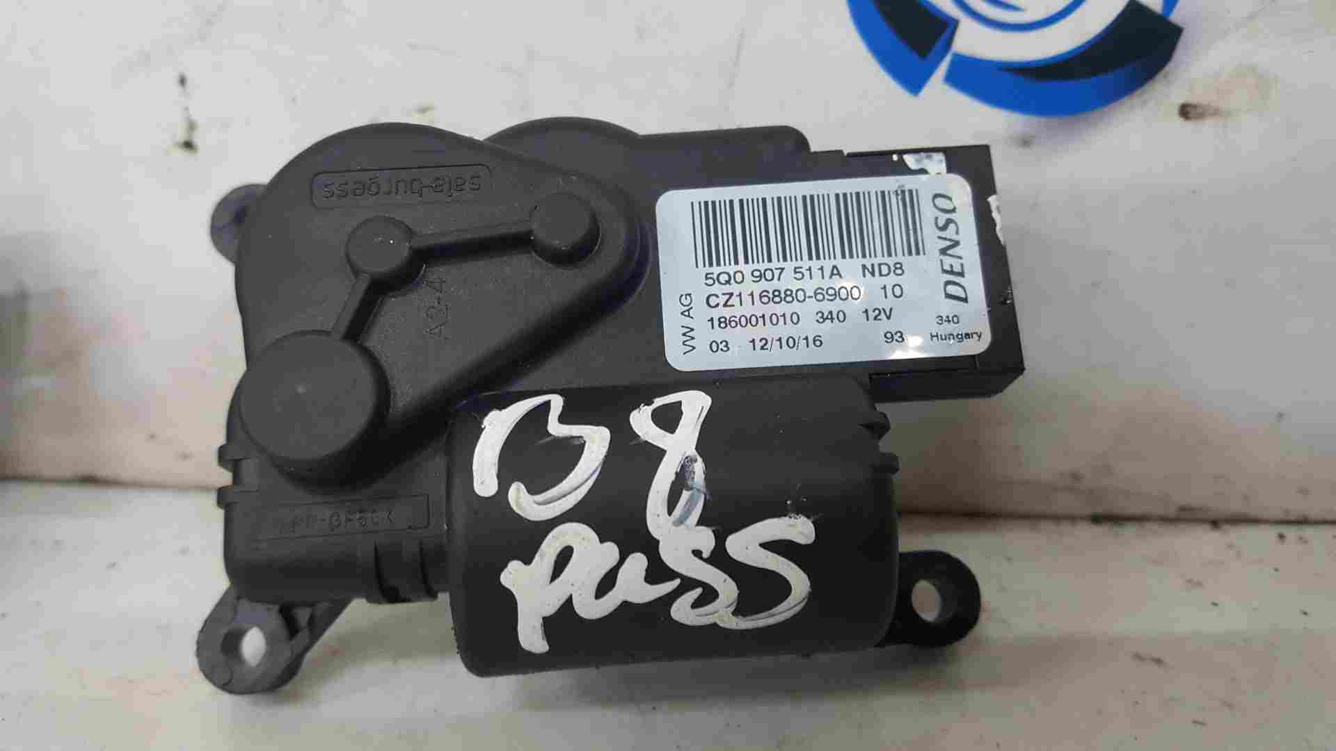 Volkswagen Passat B8 2015-2022 Heater Flap Motor 5Q0907511a | VWBreakers