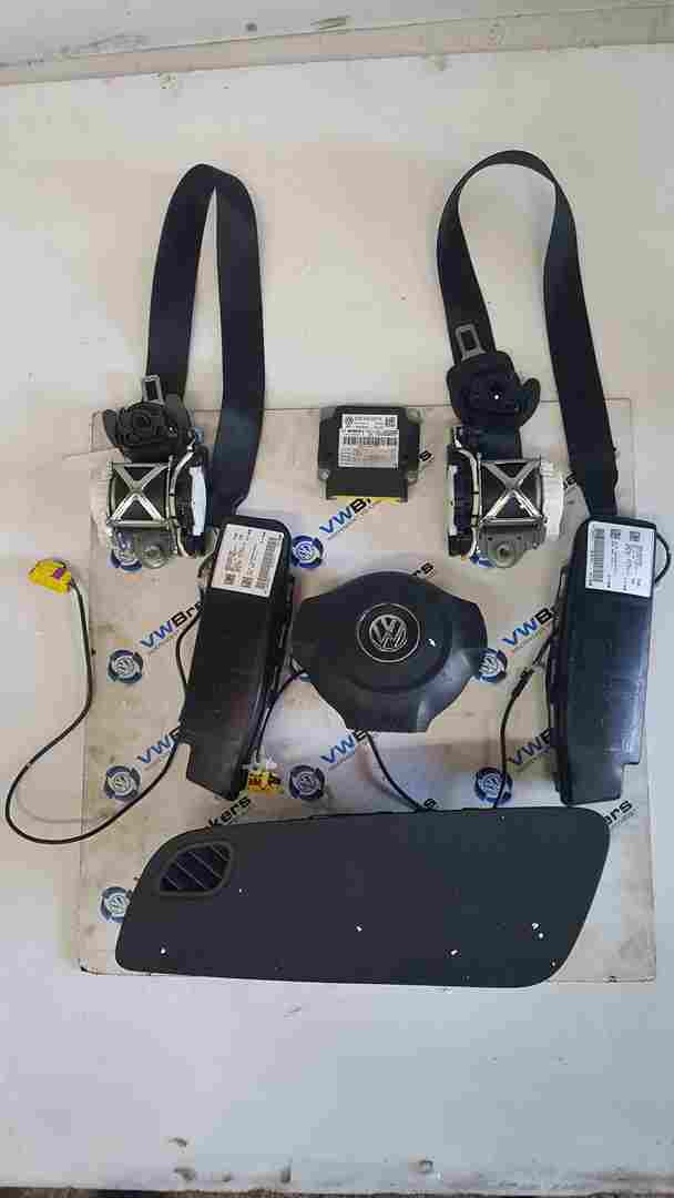 Volkswagen Polo 6R 2009-2014 Dashboard Airbag KIT With Seat Belts 3 ...
