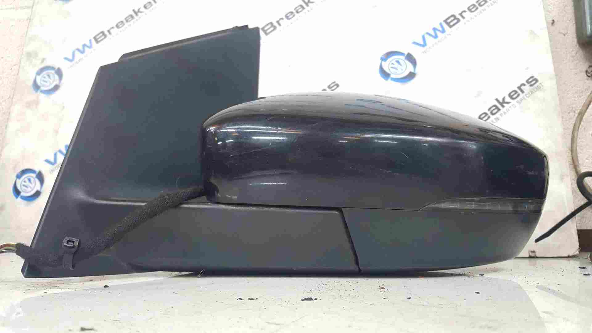 Volkswagen Polo 6R 2009-2014 Passenger NSF Front Wing Mirror Black Lc9x ...