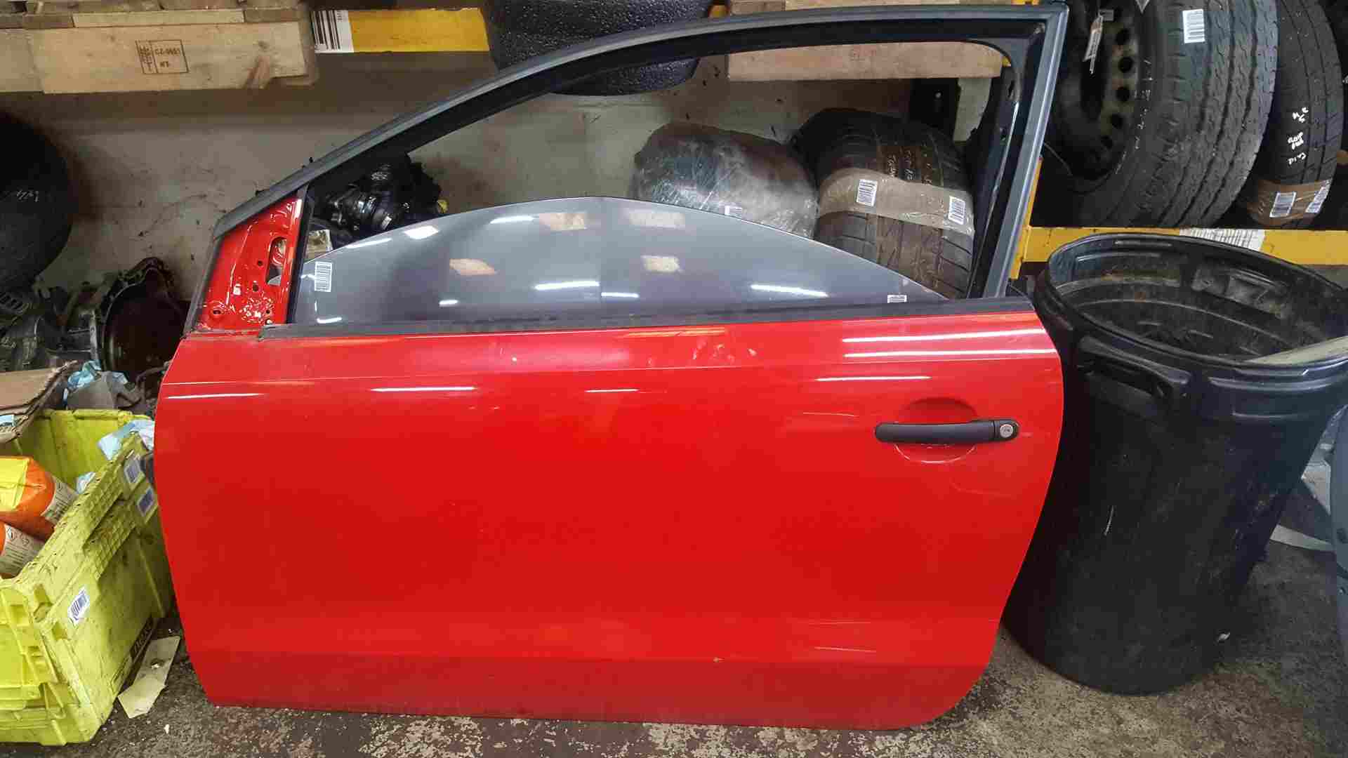 Volkswagen Polo 6R 2009-2015 Passenger NSF Front Door RED Lp3g 3Dr ...
