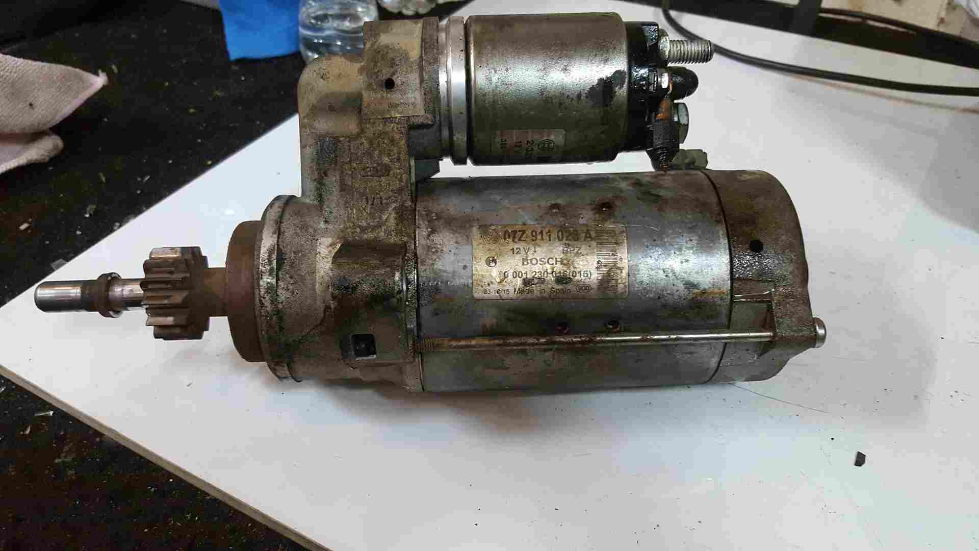 Volkswagen Touareg 2002-2007 50 V10 TDI Starter Motor Starting ...