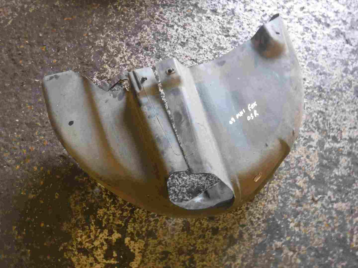 Volkswagen Fox 2005-2011 Drivers OSR Rear Wheel Arch Liner Dirt Guard ...