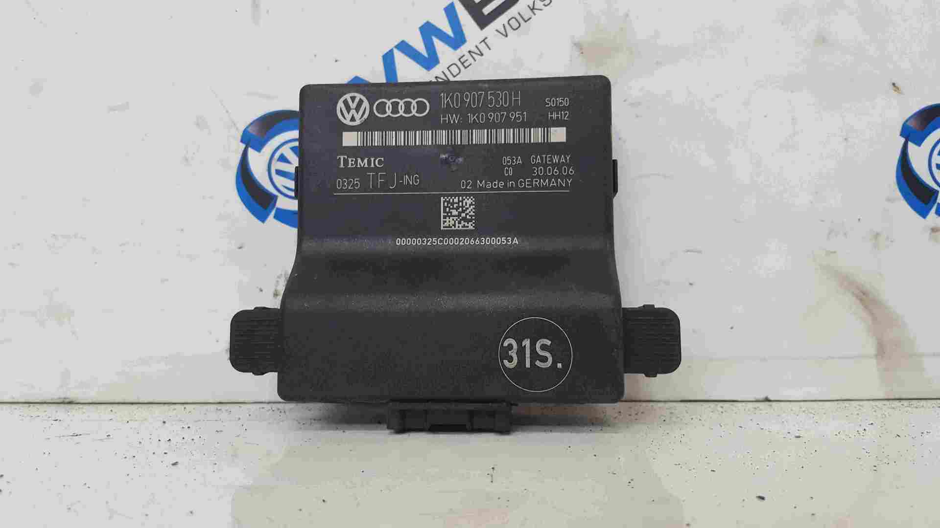 Volkswagen Golf Mk5 2003 2009 Gateway Control Module 1k0907530h Store Used Volkswagen Parts