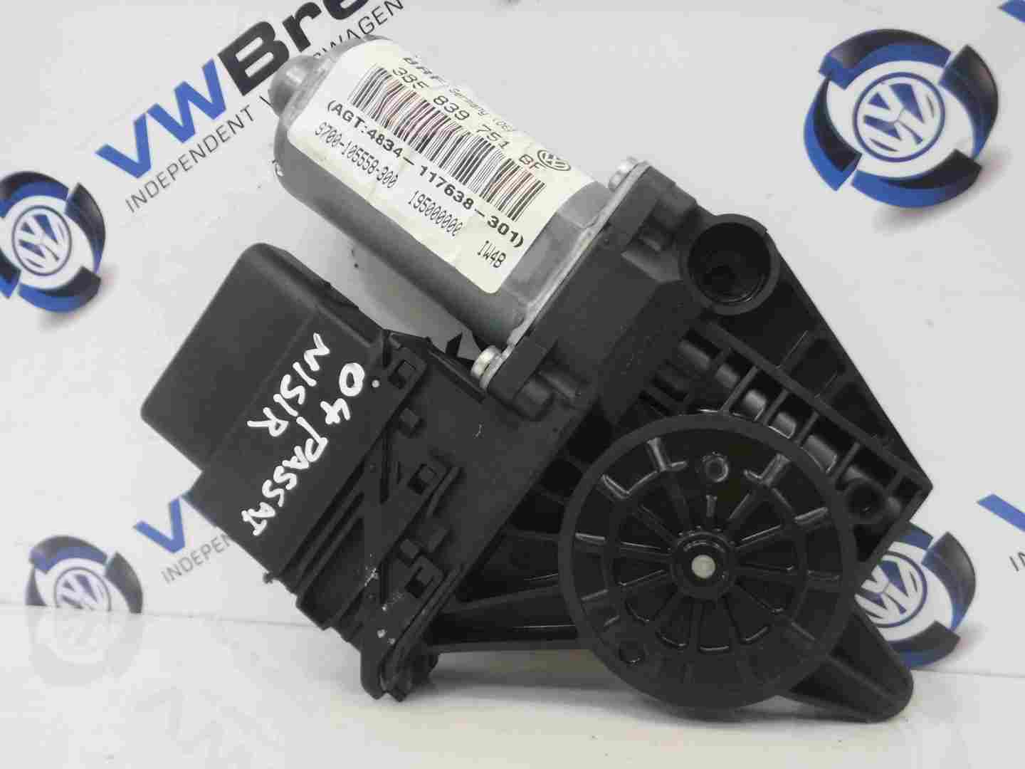 Volkswagen Passat 2001-2005 Passenger NSR Rear Window Motor 3B5839751BP ...